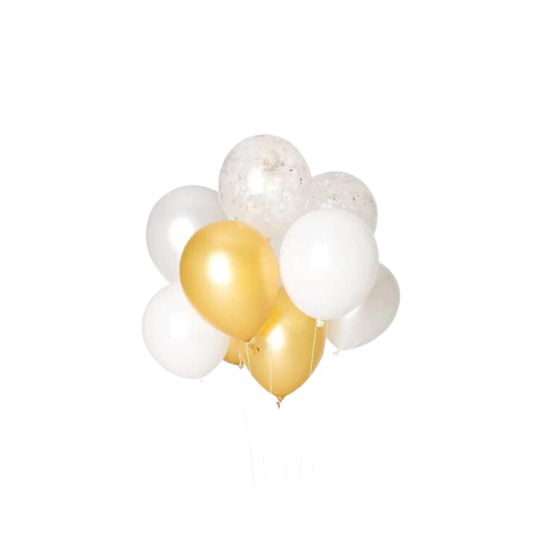 Golden Classic Balloons – Pink Antlers