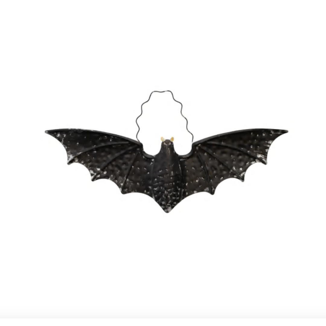 Metal Bat Wall Hanger – Pink Antlers