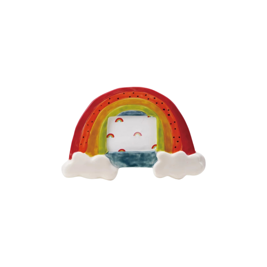 Rainbow Frame – Pink Antlers
