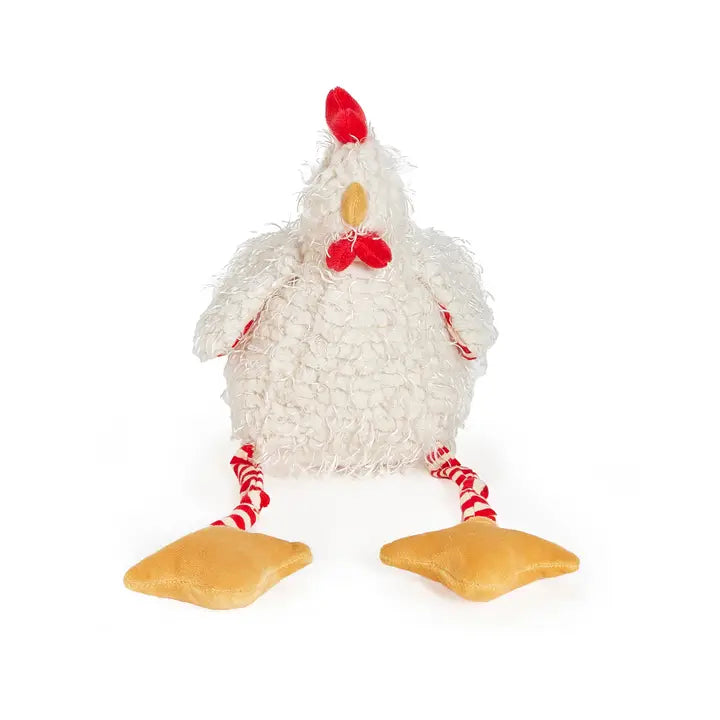 Clucky the Chicken Plush – Pink Antlers