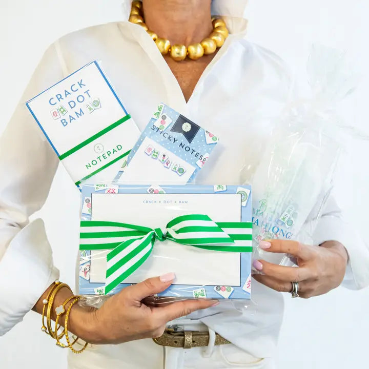 'Crack Dot Bam' List Notepad – Pink Antlers