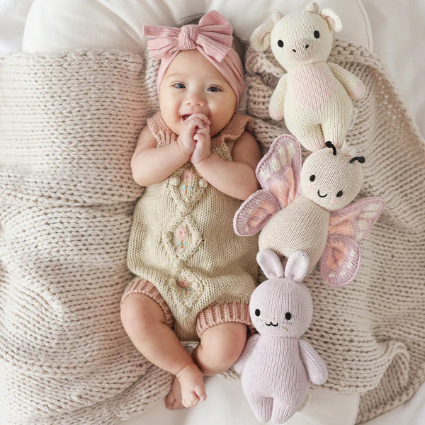 Baby Lavender Rabbit – Pink Antlers
