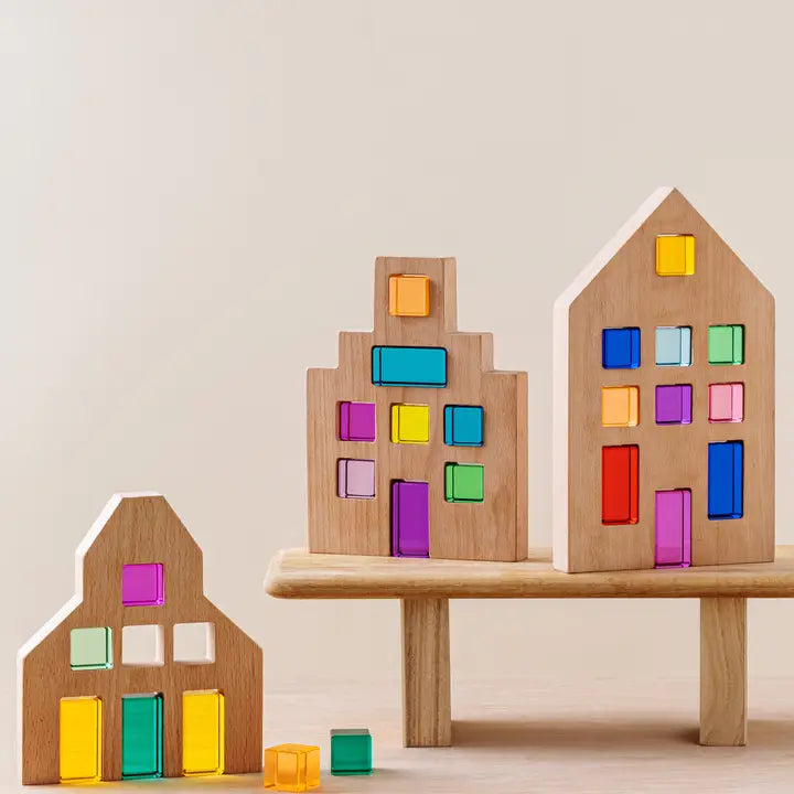 Riley City Blocks & Gems Set – Pink Antlers