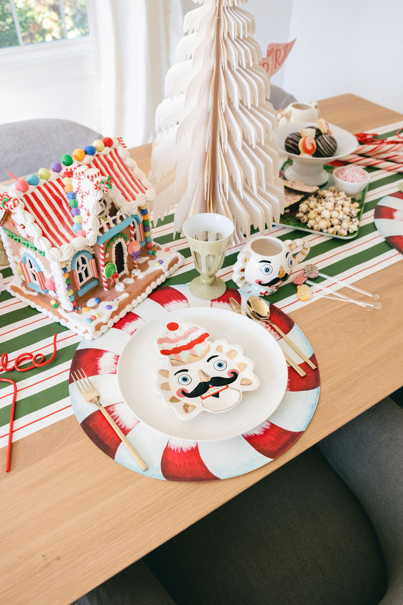 Colonel Cupcake Plate – Pink Antlers