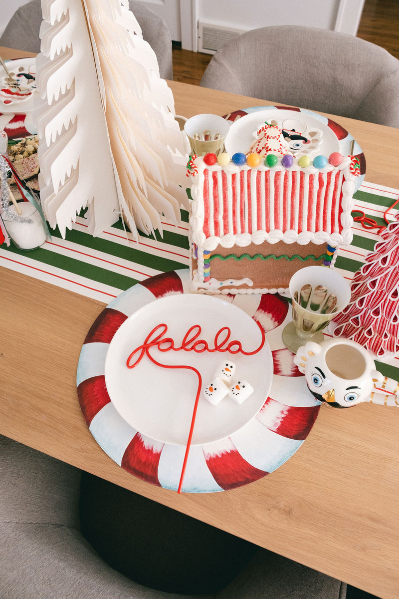 Peppermint Placemat – Pink Antlers