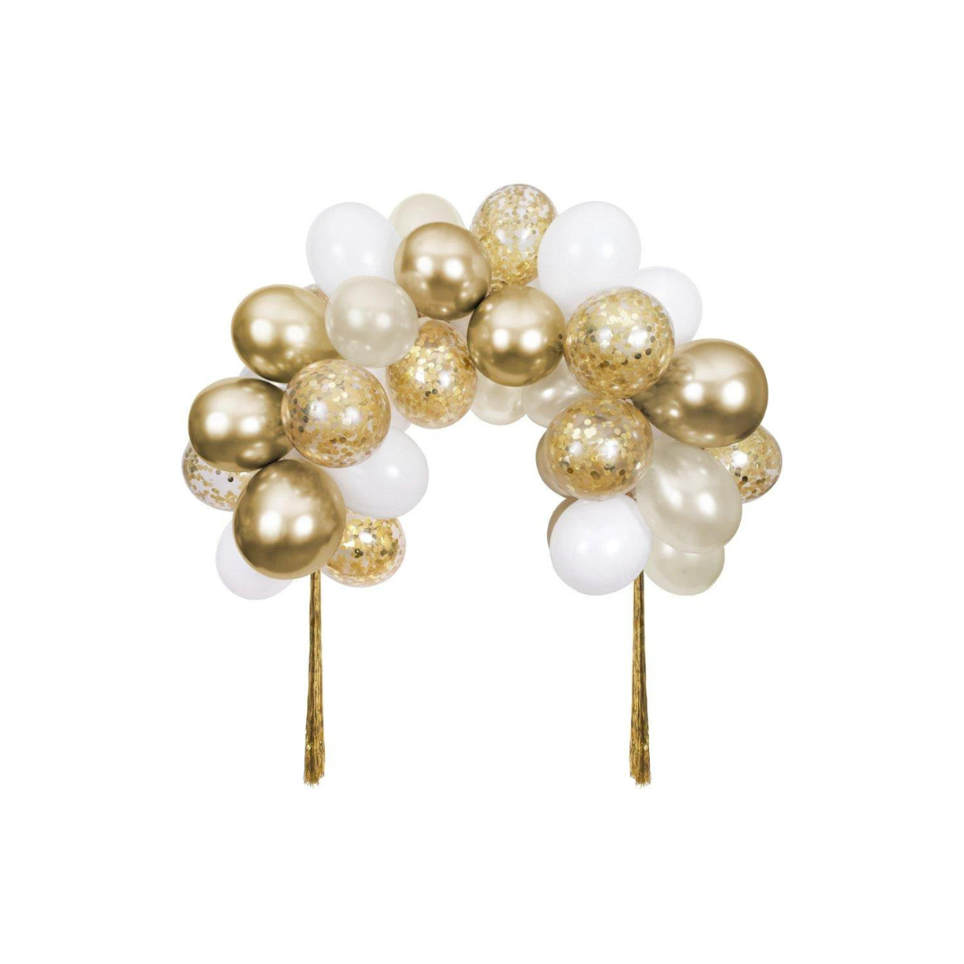 Gold Balloon Arch Kit – Pink Antlers