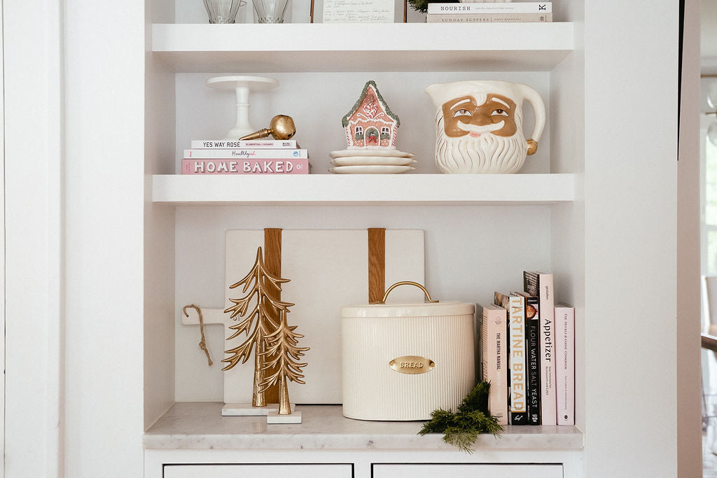 Metal Bread Box – Pink Antlers