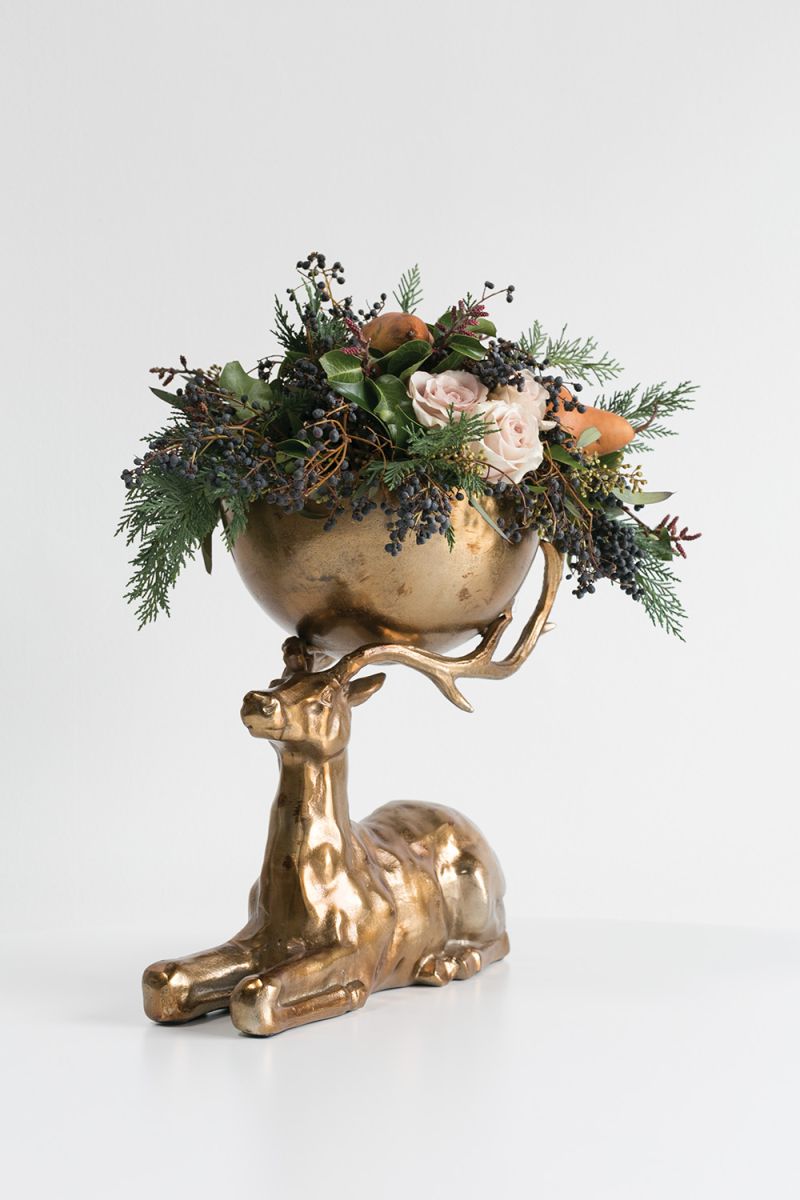 Buck Bowl – Pink Antlers