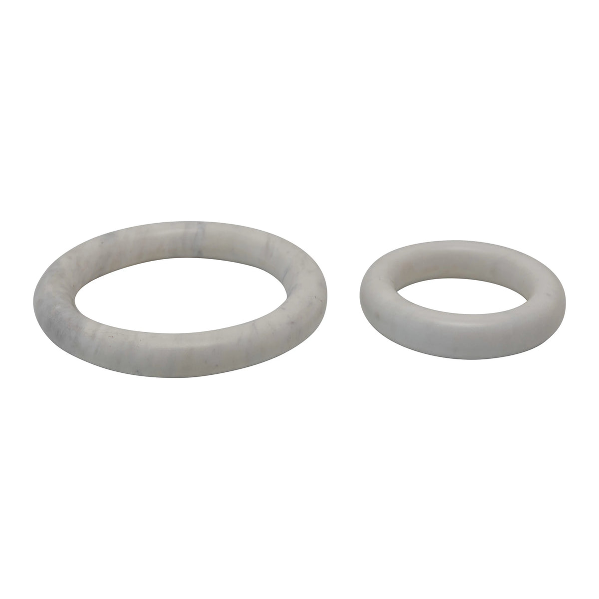 Round Marble Trivets, Set of 2 – Pink Antlers